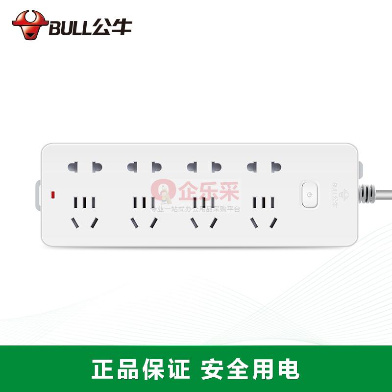 公牛GN-403(新国标)超功率保护电源插线板 5M压不防袋（新老国标混发，老国标产品售完即止）_插座_外设产品_电脑数码及通讯_集采中心